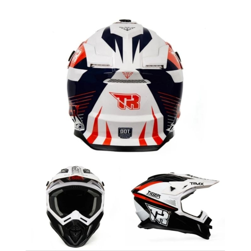 Tiger Motocross Helmet / Mx helmet | Shopee Malaysia
