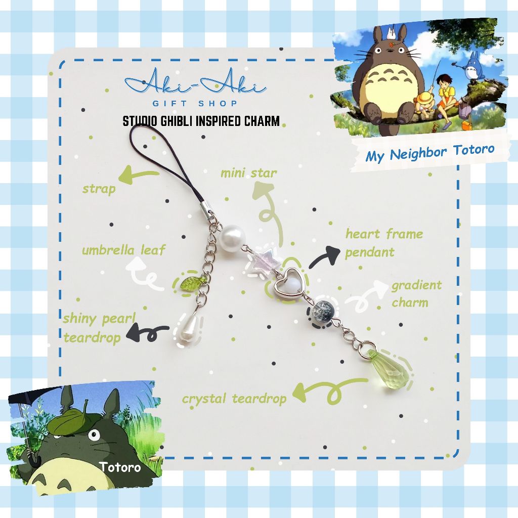 STUDIO GHIBLI Inspired Keychains | Shopee Malaysia