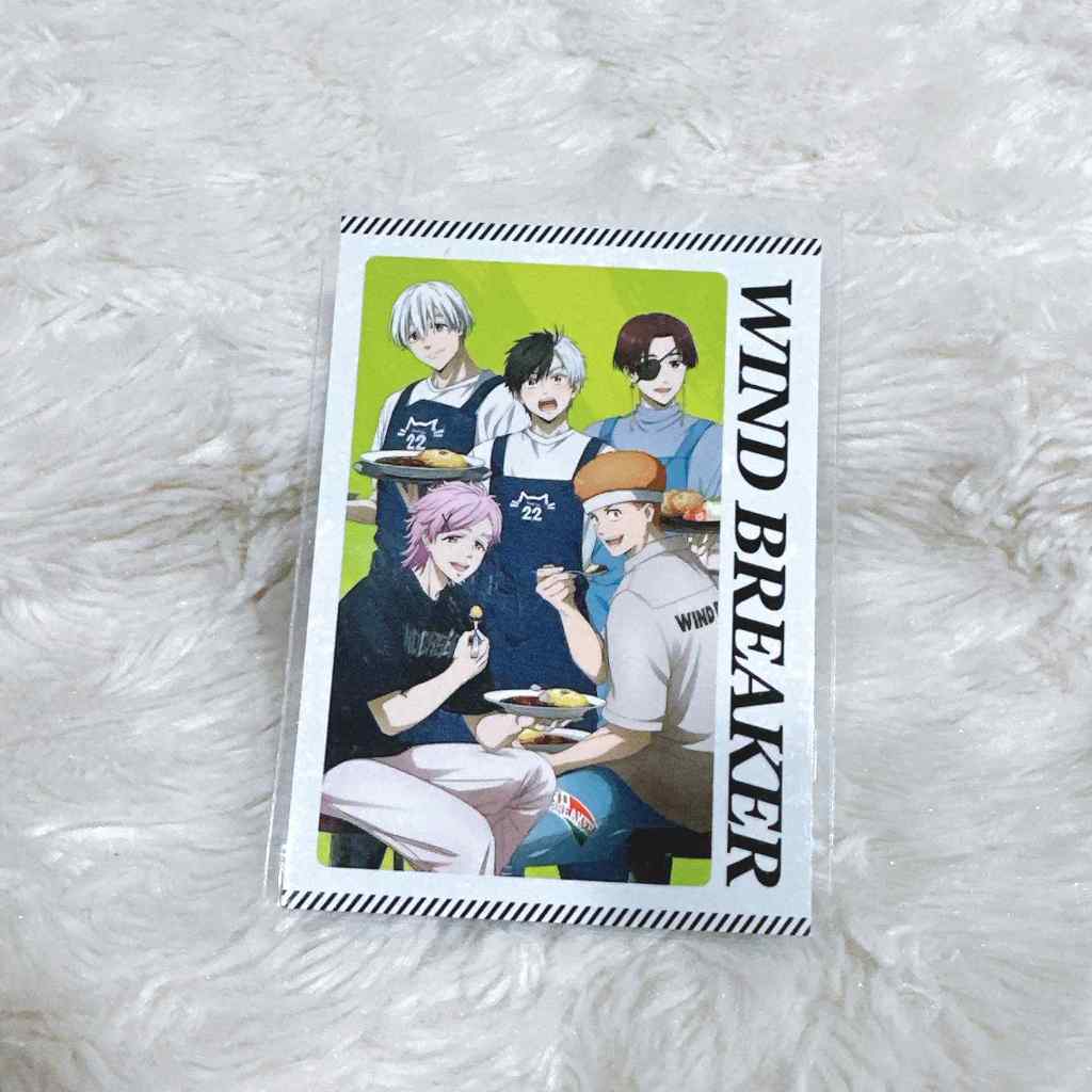 OFFICIAL Windbreaker Wind Breaker Cafe Card Sakura Haruka Suo Hayato ...