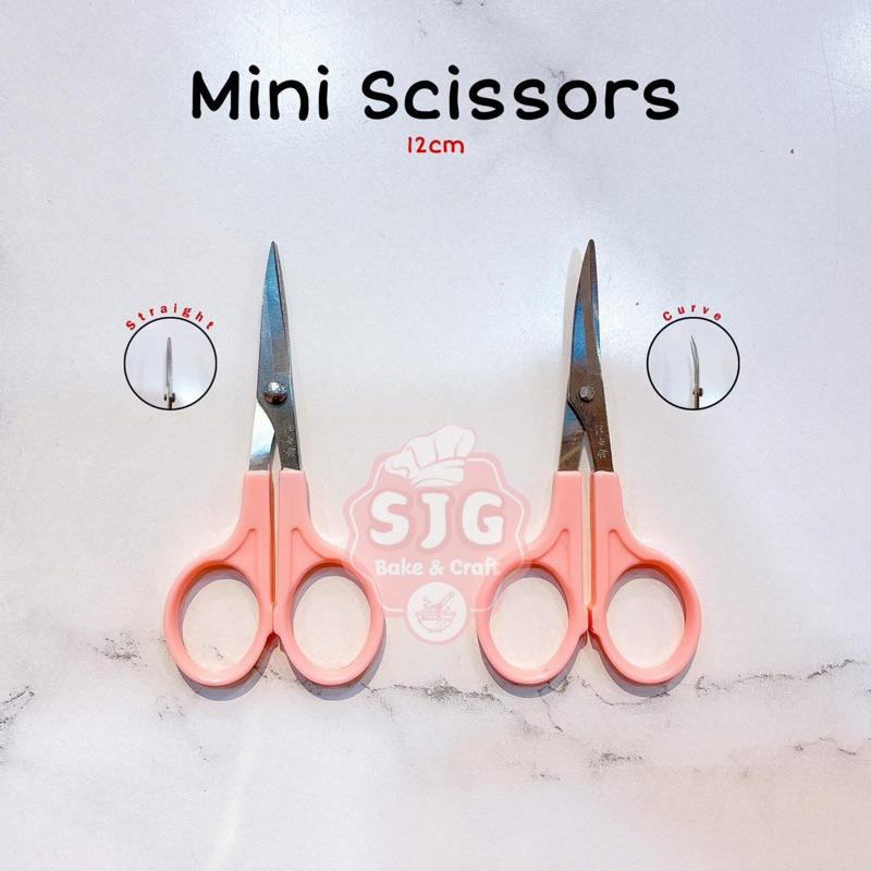 Mini scissors Curve straight design | Shopee Malaysia