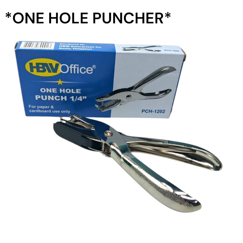 PCH-1202 HBW One Hole Puncher Ticket Puncher 1/4" | Shopee Malaysia