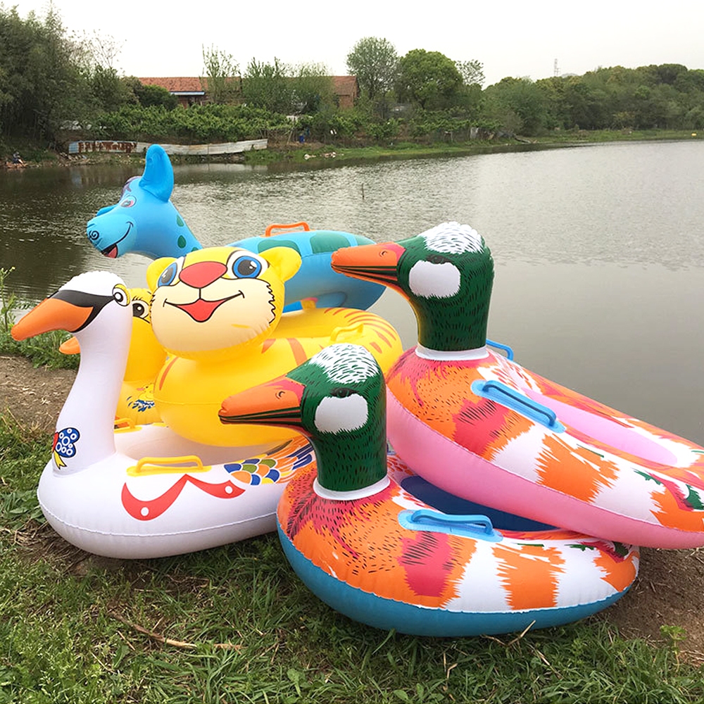 Inflatable Summer Swan Bird Floater With Handle For Kids | Shopee Malaysia