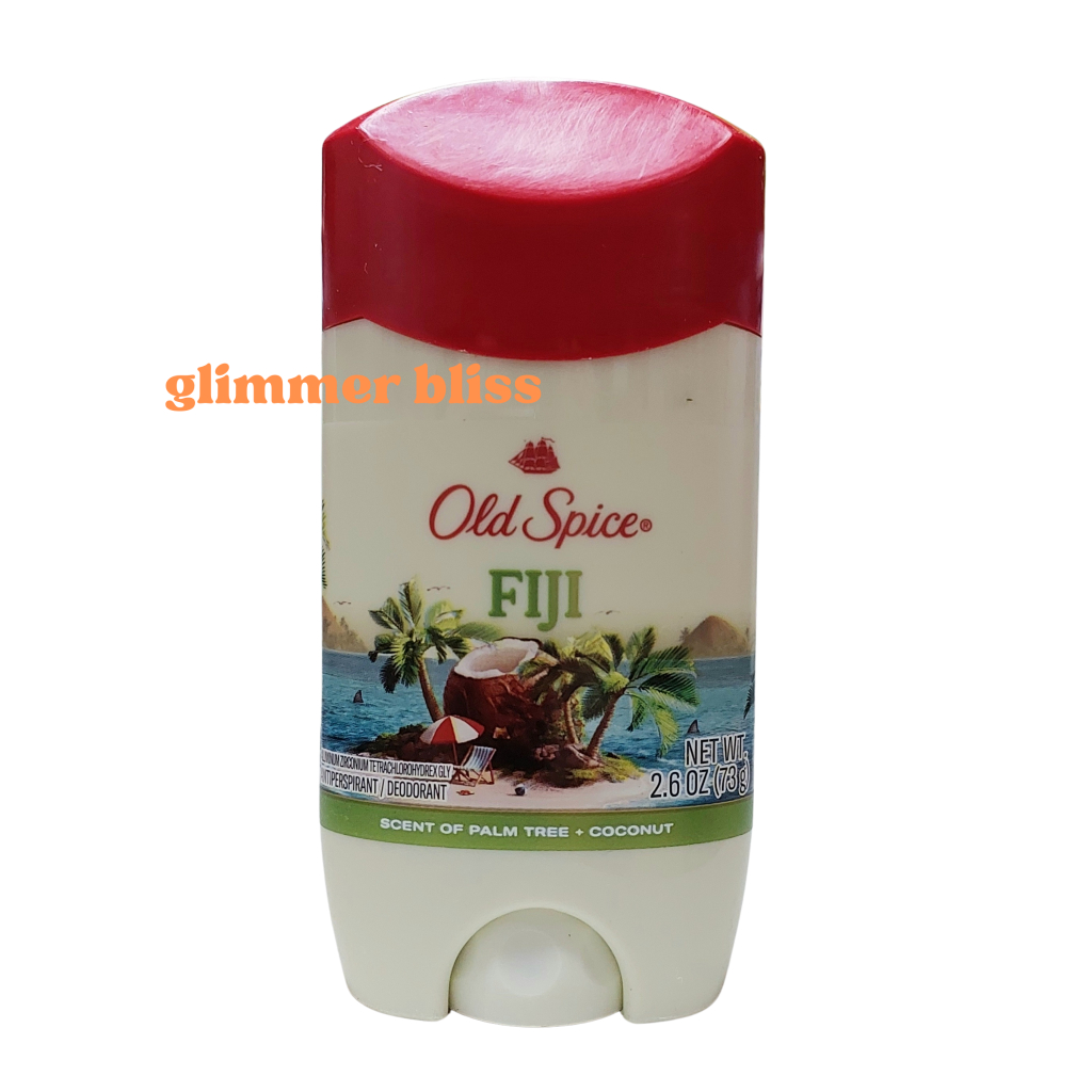Old Spice Fiji Scent of Palm Tree + Coconut Antiperspirant Deodorant ...