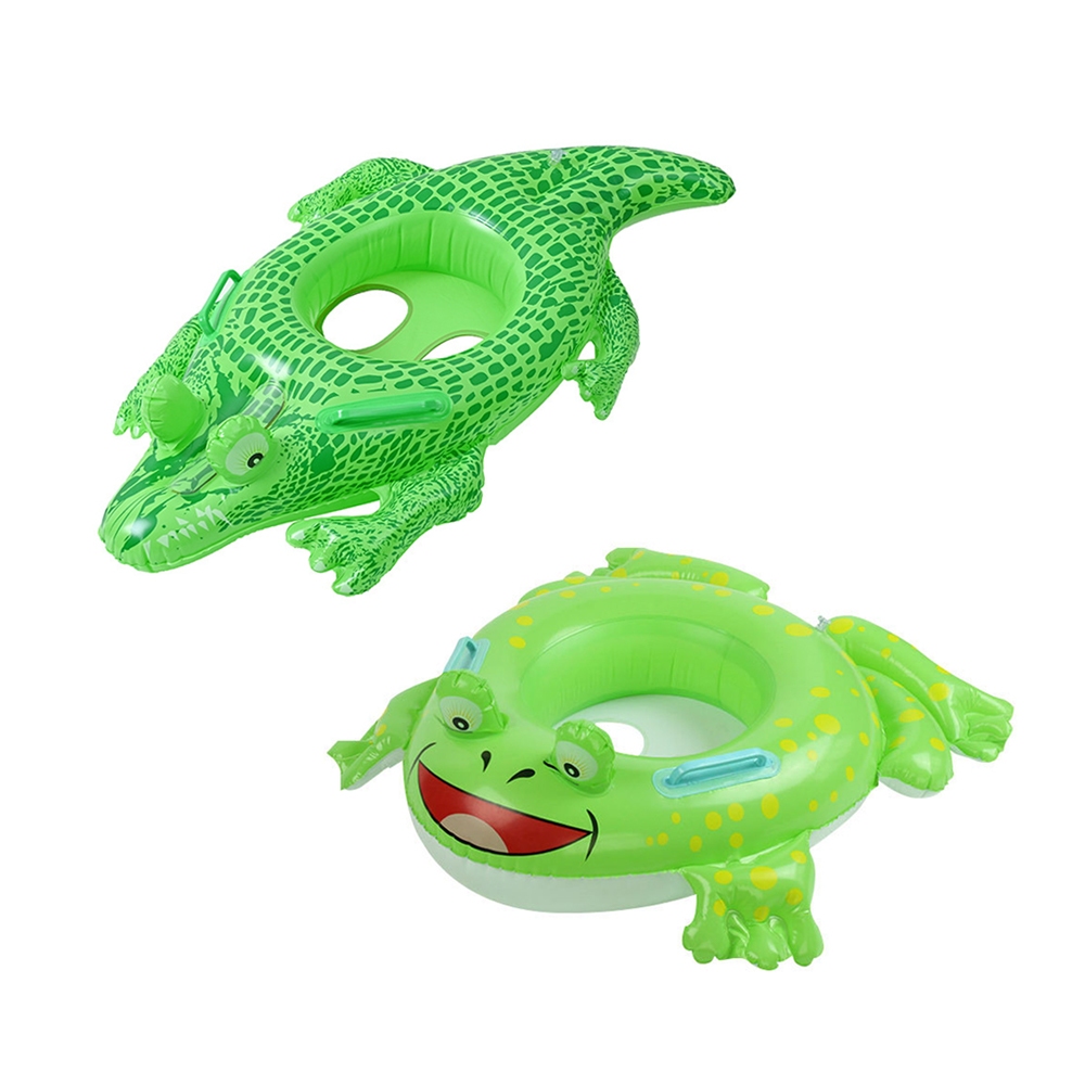 Portable Summer Inflatable Animal Cartoon Design Swimming Ring for Kids ...