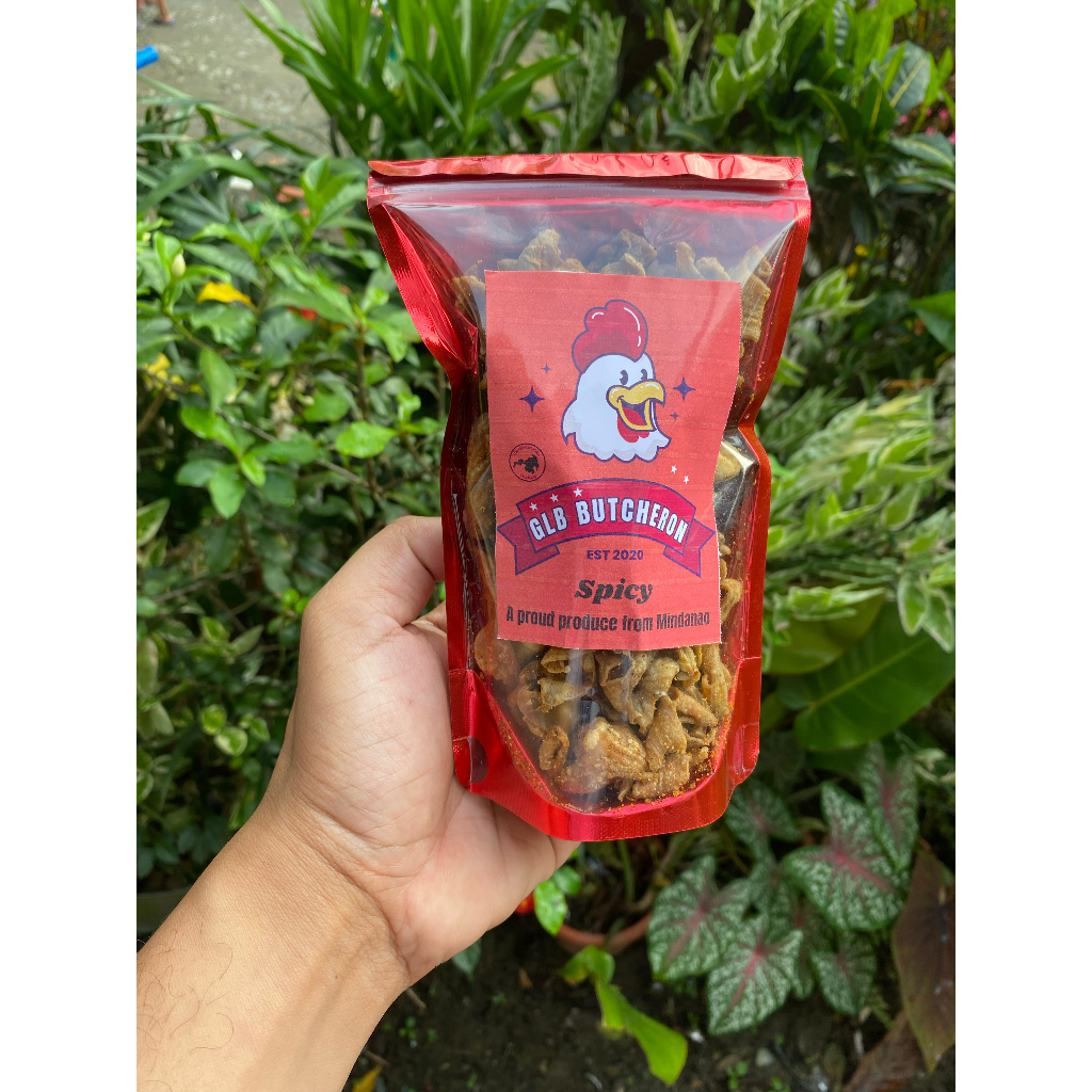 BUTCHERON / BUCHERON / BUTCHIRON/ Chicharon/ Chips/Chicken esophagus ...