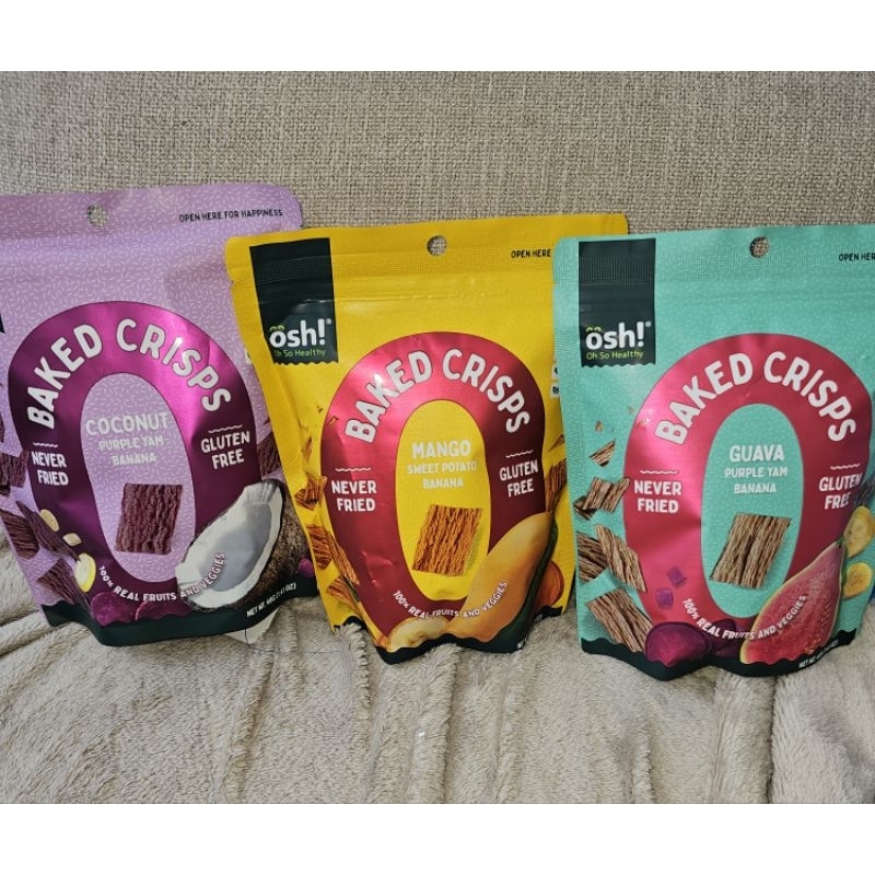 OSH OH SO HEALTHY BAKED CRISPS 40G CHIPS | Shopee Malaysia