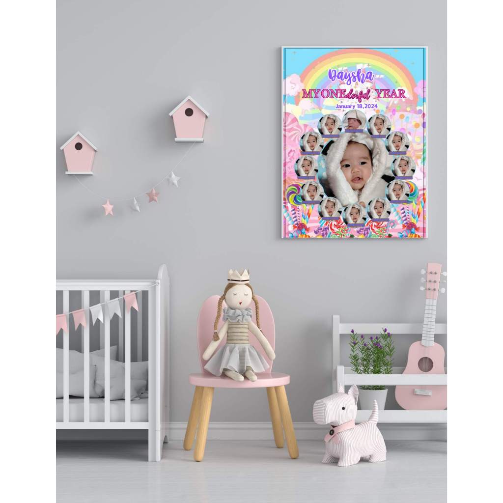 Baby Monthly Milestone (A4 size Sintra) | Shopee Malaysia