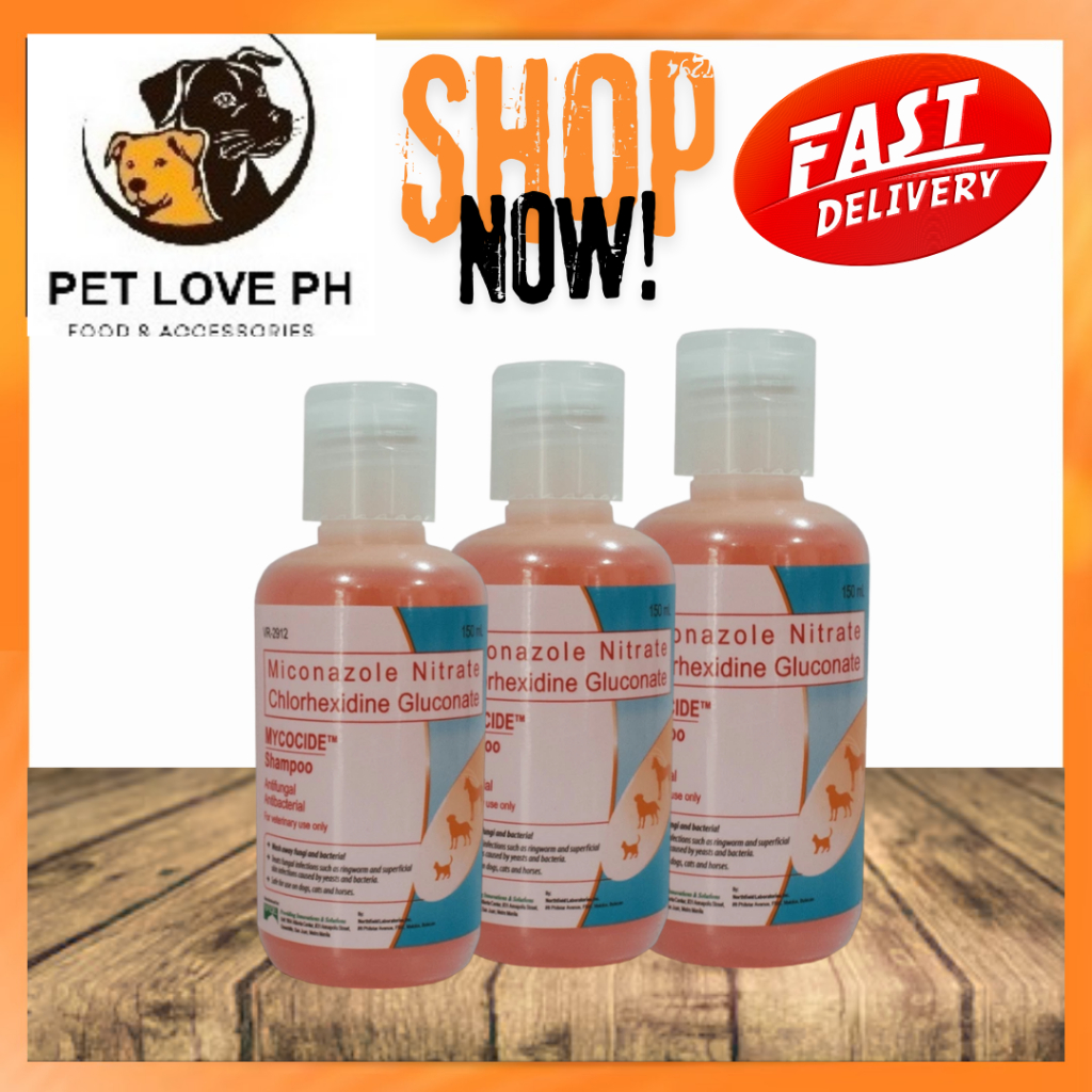 mycocide antifungal pet liquid shampoo 150ml miconazole nitrate ...