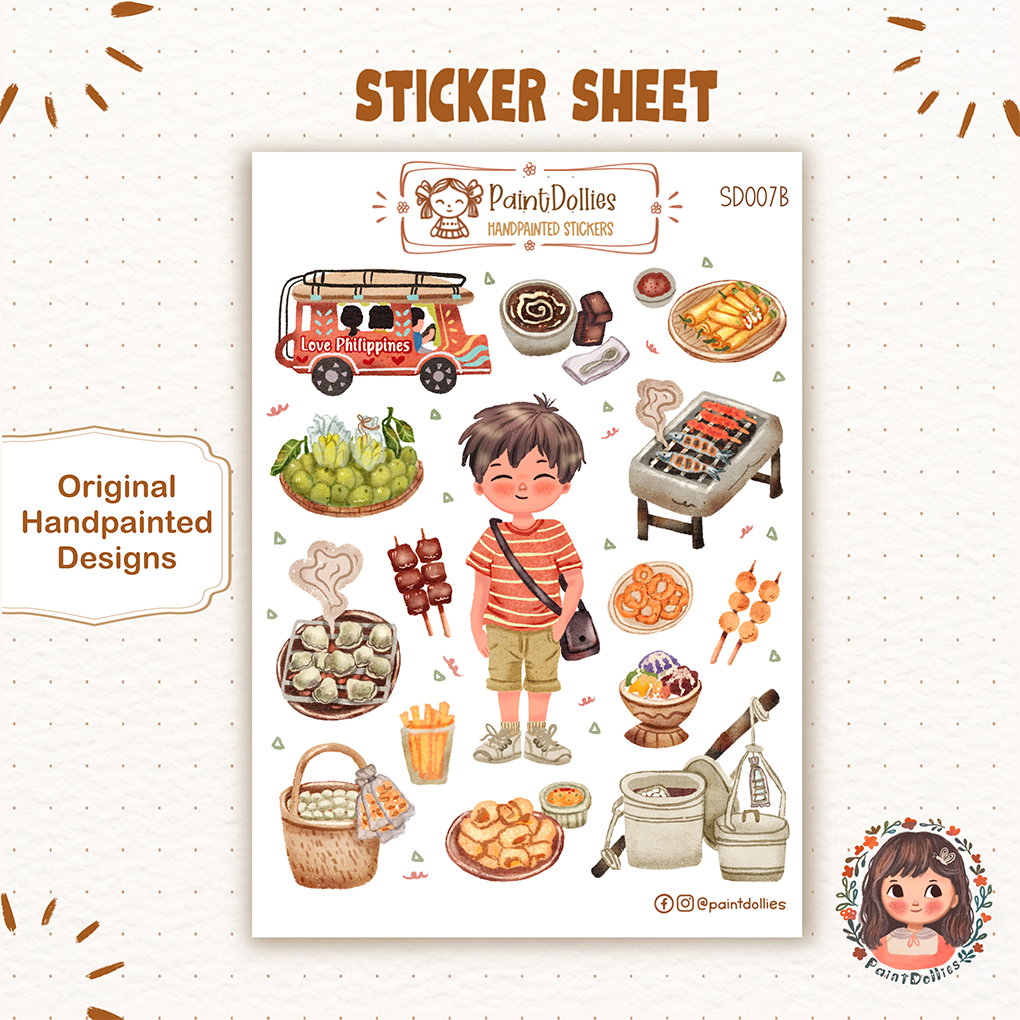 SD007B Cute Philippine Themed Sticker Sheet/Pinoy Stickers | Shopee ...