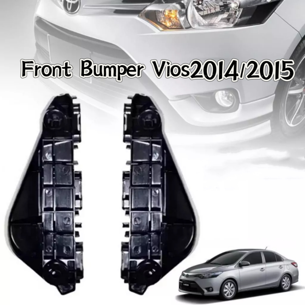 Toyota Vios 2014 2015 3rd Generation Front Bumper Side Bracket Clip New ...