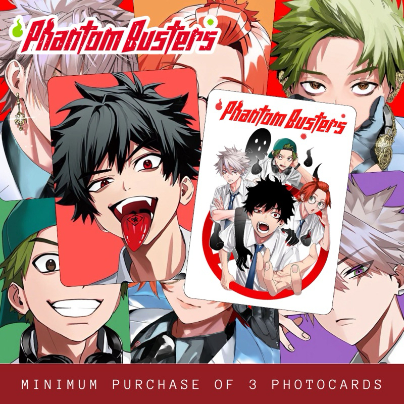 Phantom Busters Laminated High Quality Manga Photocards | Shopee Malaysia