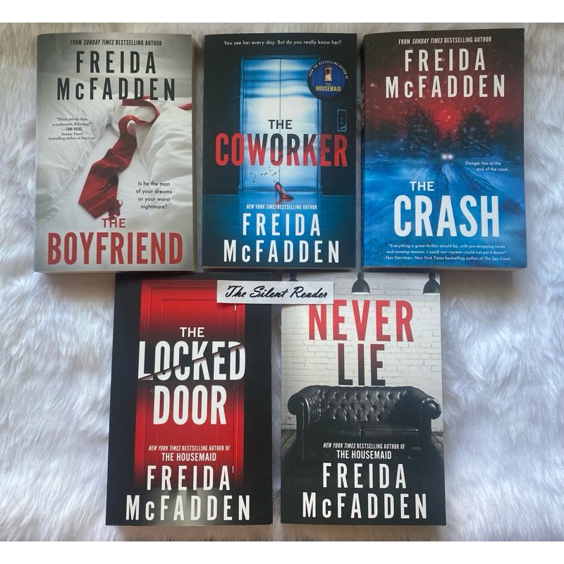 Freida McFadden The Coworker The Boyfriend The Locked Door Never Lie The Crash | Shopee Malaysia