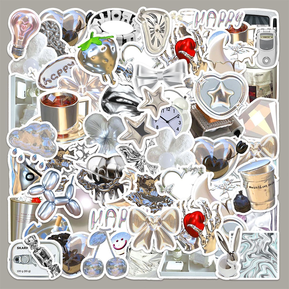 Ins-Style Waterproof Stickers Unique PVC Decals, Sunproof & Fade ...