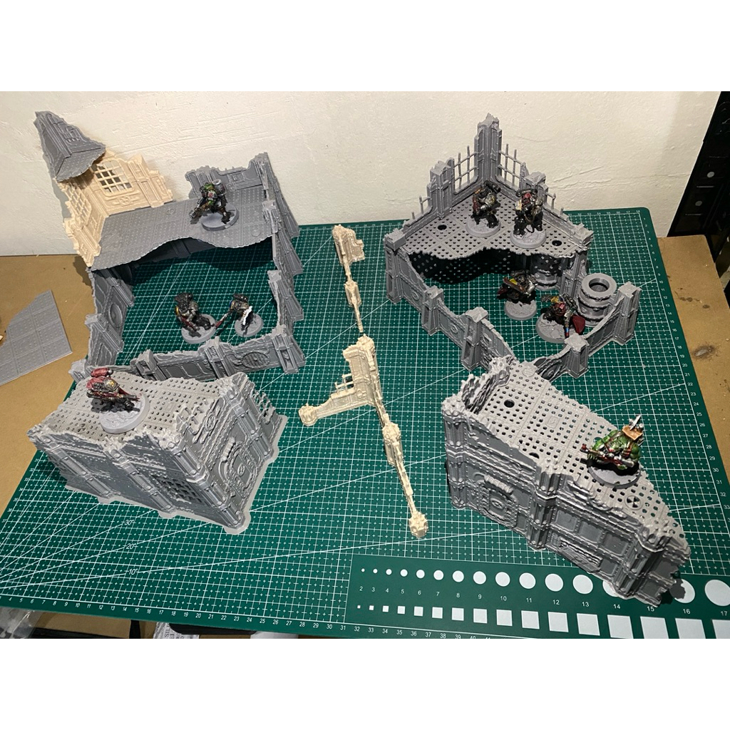 Volkus Hivestorm terrain set for Warhammer 40k wargaming kill team ruin ...
