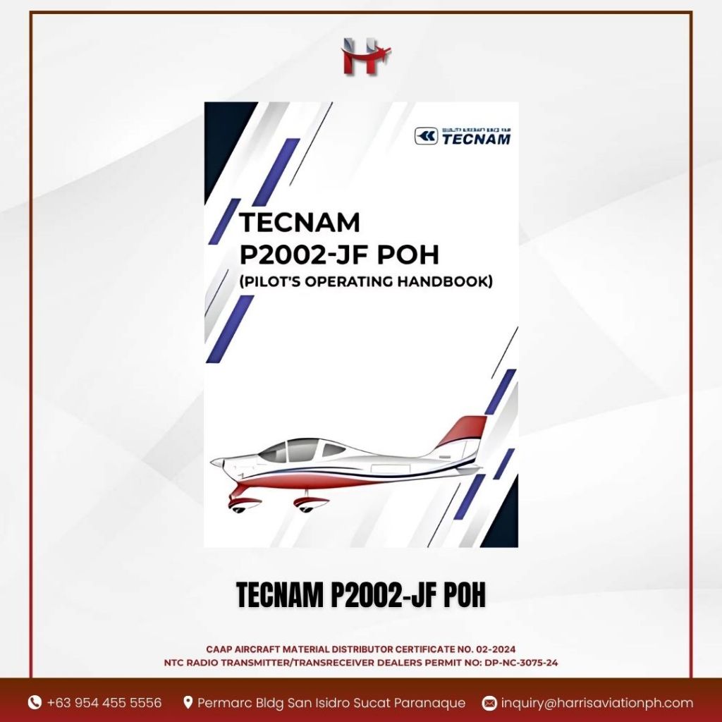 TECNAM P2002-JF POH (Pilot's Operating Handbook) | Shopee Malaysia