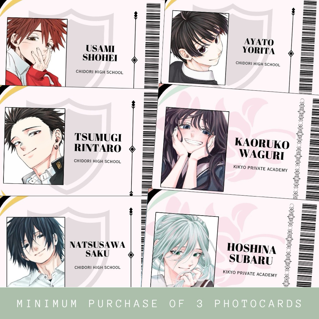 Kaoru Hana Wa Rin To Saku Fanmade ID Card Laminated Photocards | Shopee ...
