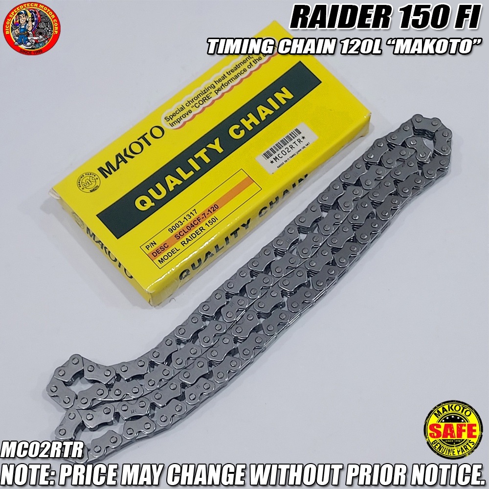 RAIDER 150 Fi TIMING CHAIN 120L (MC02RTR) | Shopee Malaysia