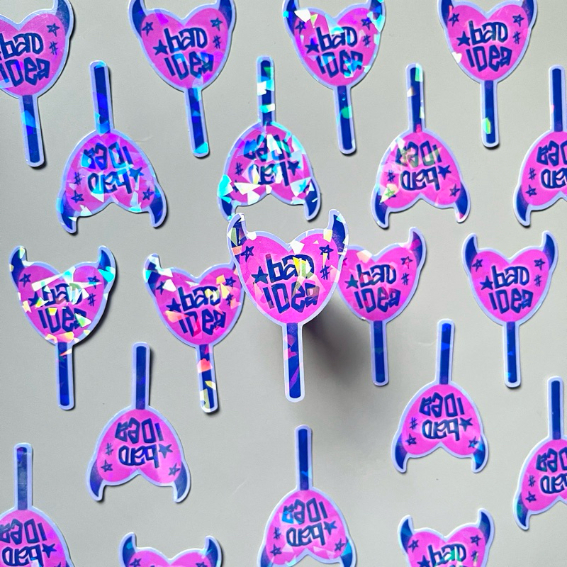 Bad Idea Olivia Rodrigo Inspired Waterproof Sticker | Shopee Malaysia