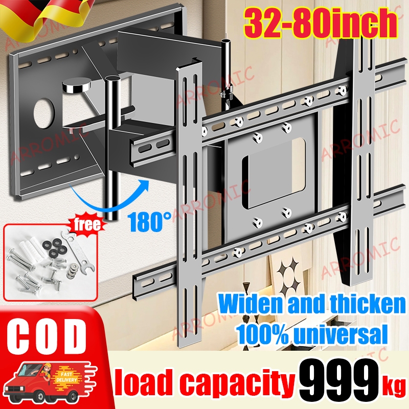 Strong TV Wall Mount Bracket 32-55 inche Swivel Tilt Swivel Monitor LCD ...