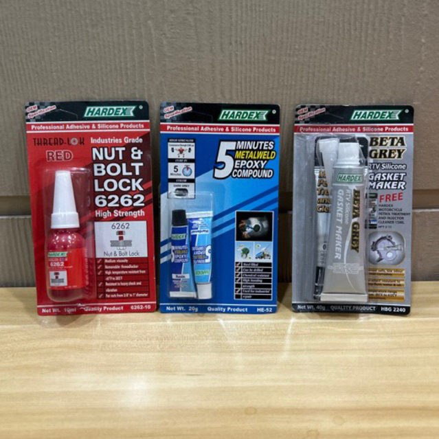 HARDEX EPOXY, BETA GRAY, NUT & BOLT LOCK | Shopee Malaysia