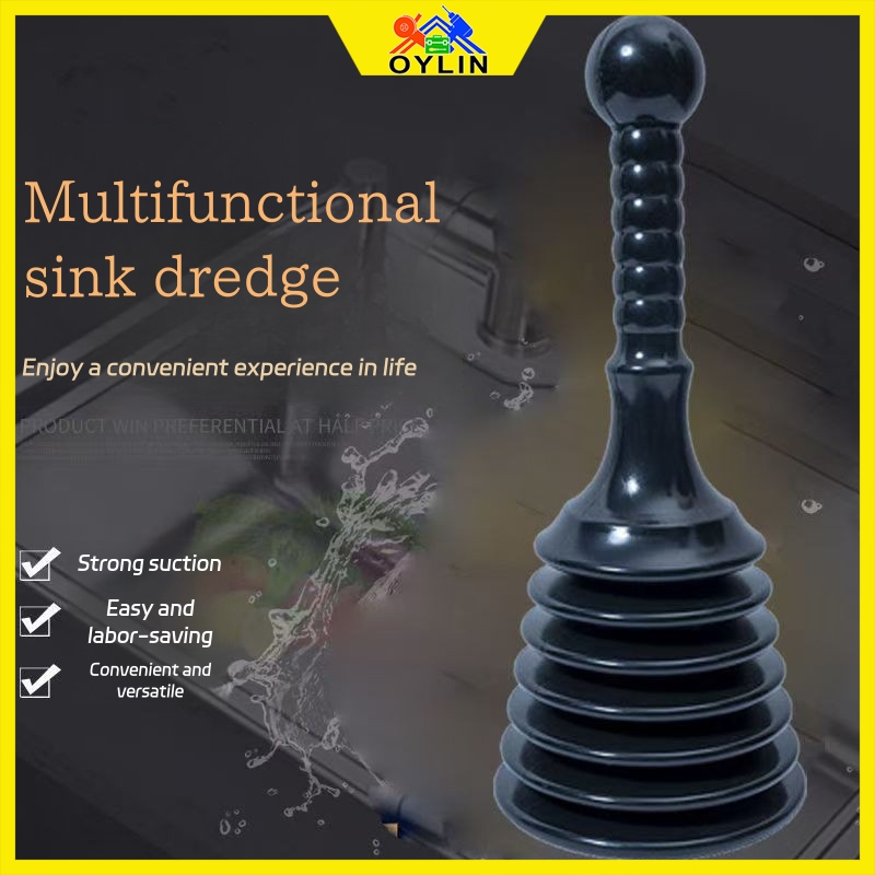 Hand Drain Plunger, Small Portable Size Force Pump Cleaner, Clog ...