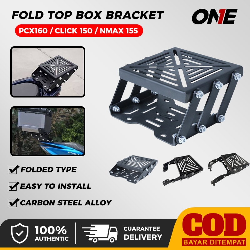 HONDA Click 150 Fold Top Box Bracket Heavy Duty For Motorcycle Click ...