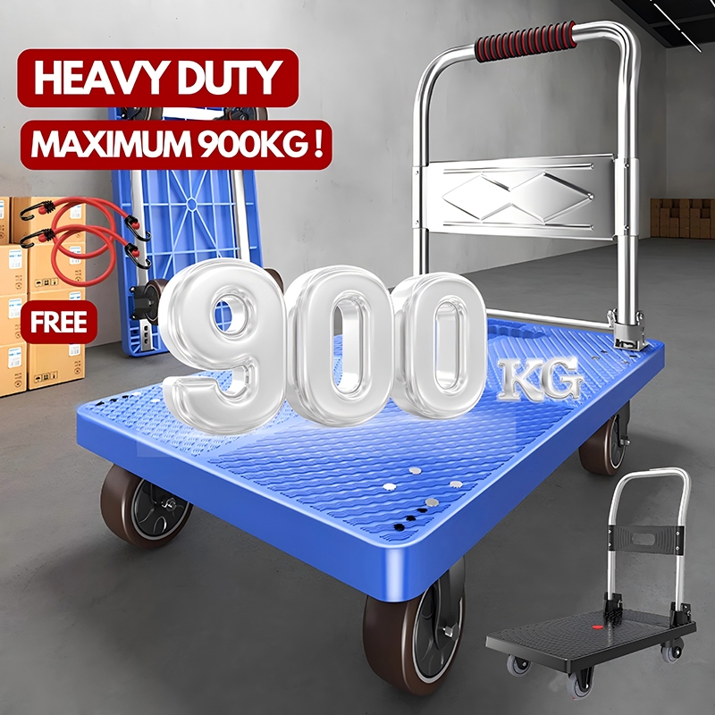 Push Cart Trolley Hand Truck Portable Handtruck Heavy Duty Trolly Cart Folding Water Cart 200 ...