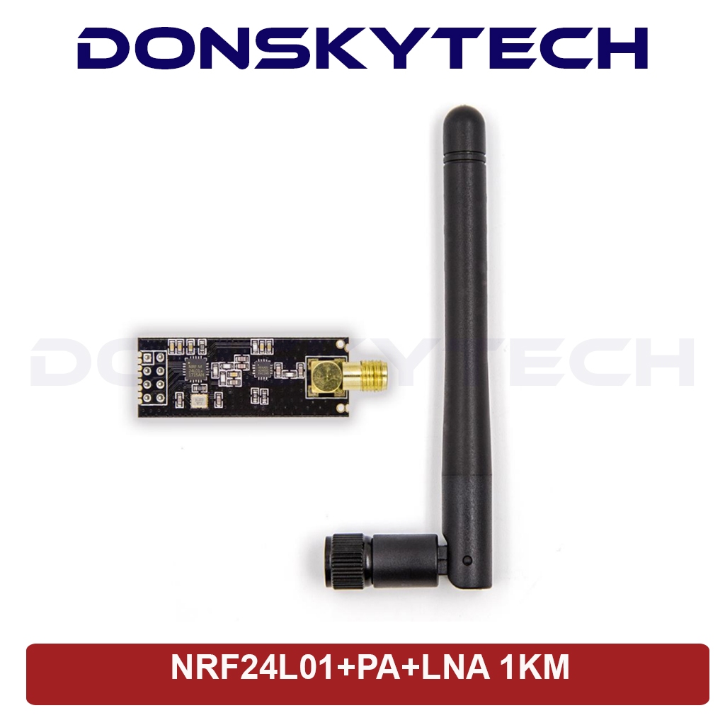 2.4GHZ NRF24L01 Module with PA LNA SMA Antenna 1000M 1Km | Shopee Malaysia
