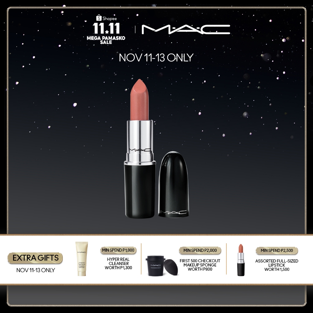 MAC Lustreglass Sheer Shine Lipstick sheer and shiny long-wear finish ...