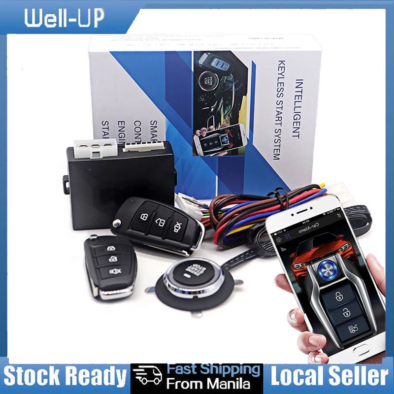 Keyless Entry Starter Antitheft System 12V Entry Ignition Starter ...