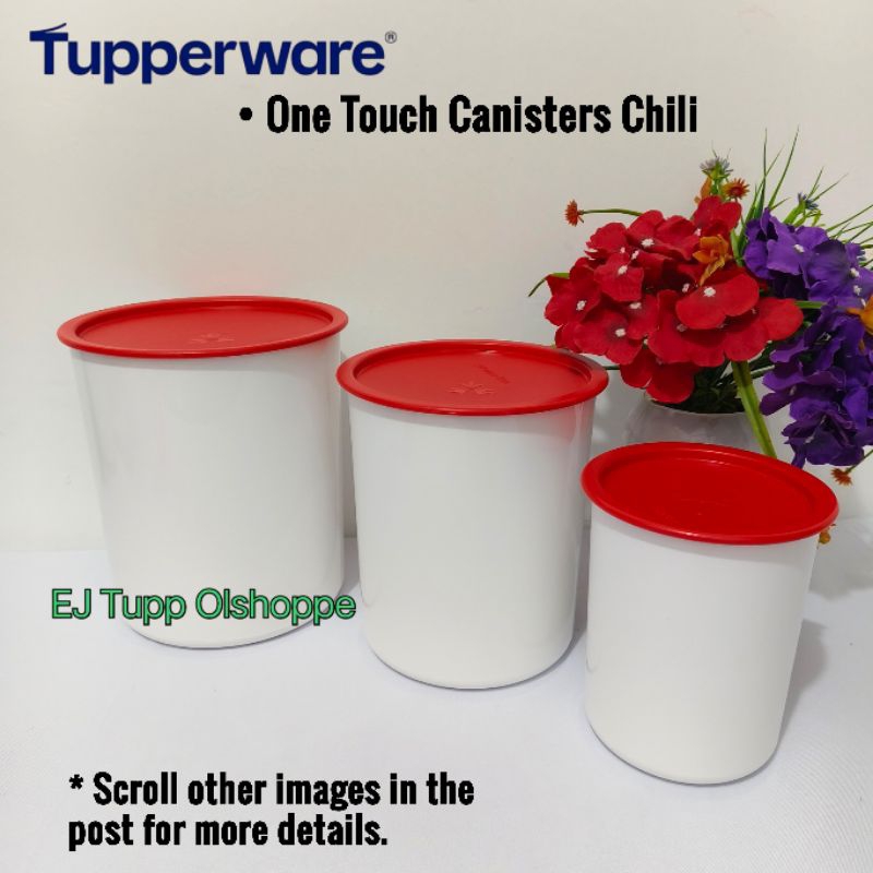 Tupperware One Touch Canister (1.3L/3.5L/4.3L) | Shopee Malaysia