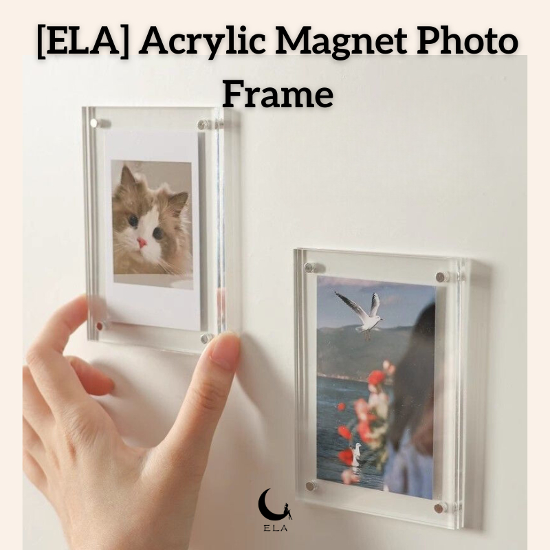 [ELA] Acrylic Magnet Frame 6MM Thick | Shopee Malaysia
