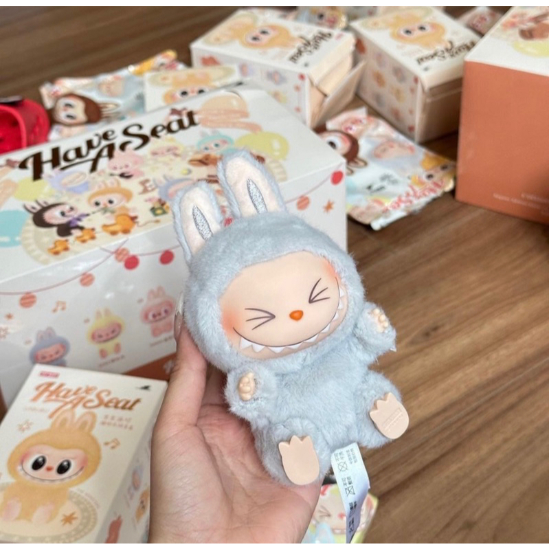 Authentic Labubu Have a Seat V2 BLIND BOX Plush Doll Sealed | Shopee ...