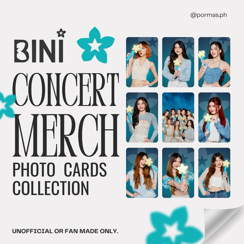 Bini Concert Merch Photocards (Unofficial) | Shopee Malaysia