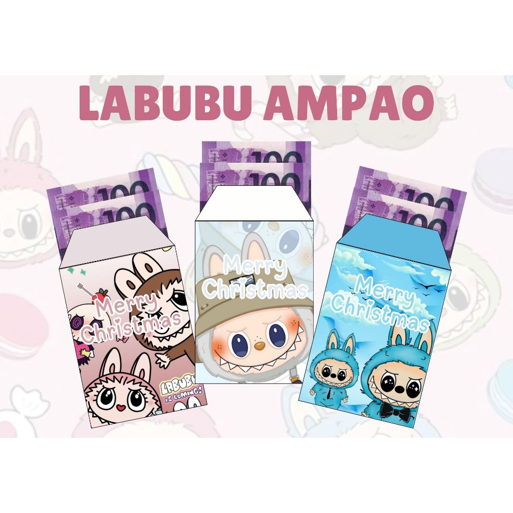 money envelope labubu ampao 5pcs/pack | Shopee Malaysia