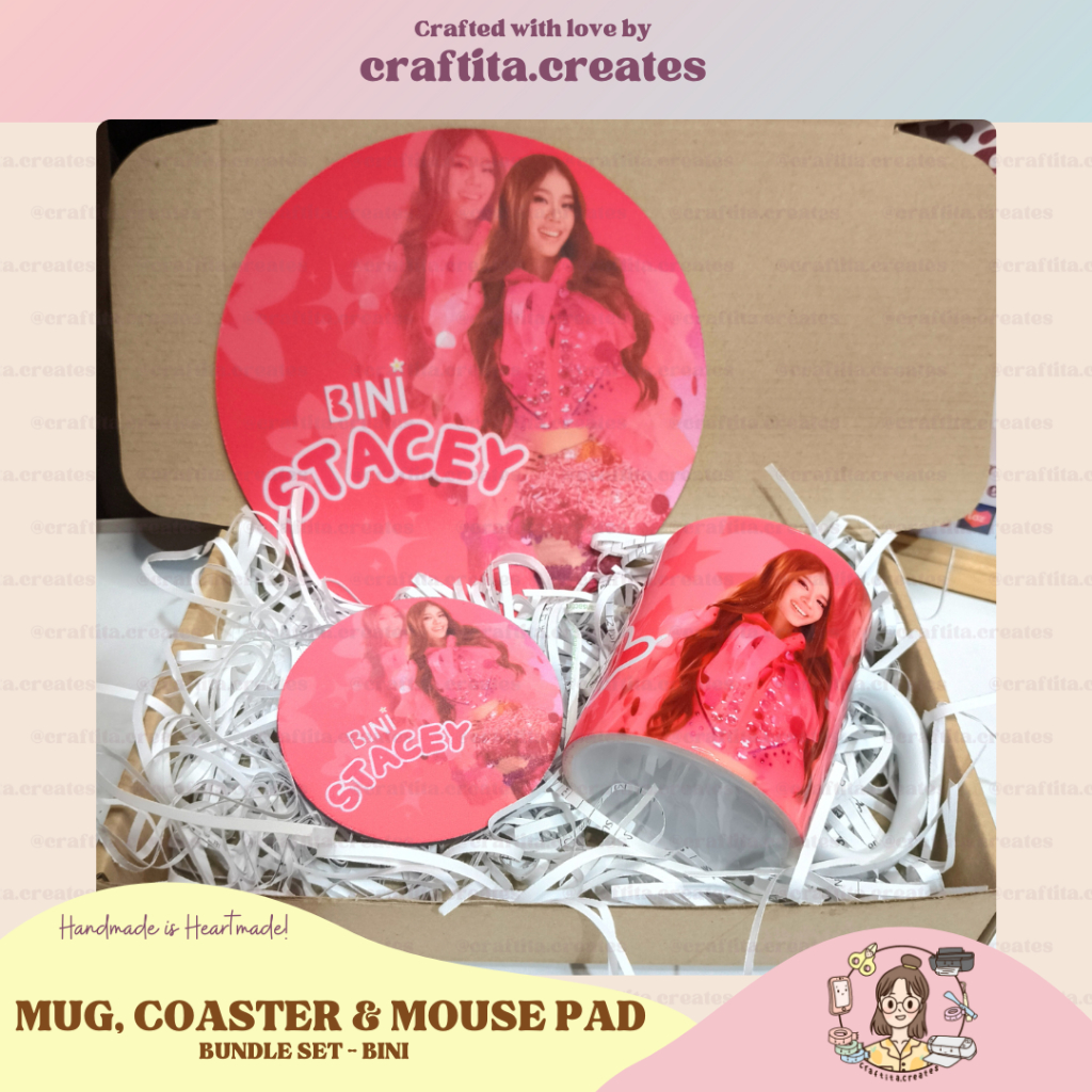 BINI TRIO SET - Mug, Coaster and Mouse Pad | Shopee Malaysia