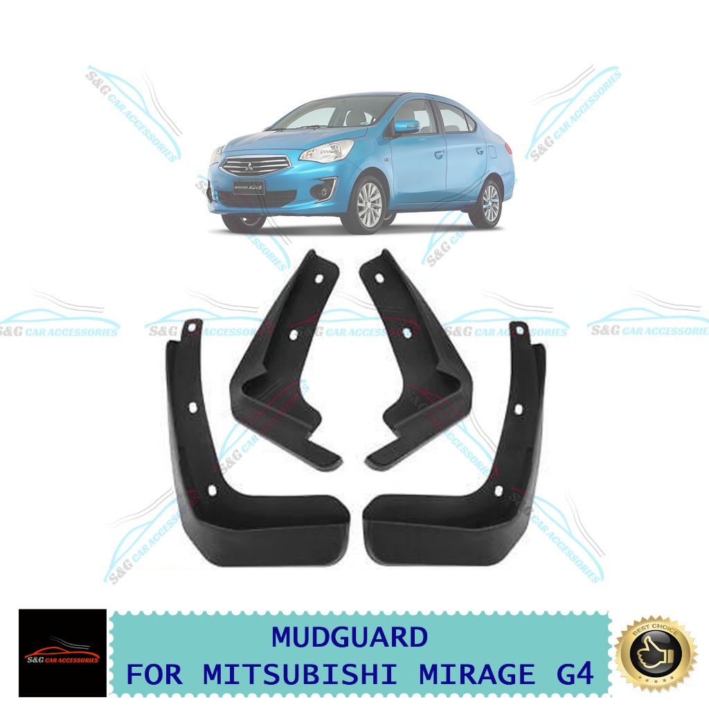Mitsubishi Mirage G4 2014 - 2024 Mudguards Mud Guards Mud Flaps ...