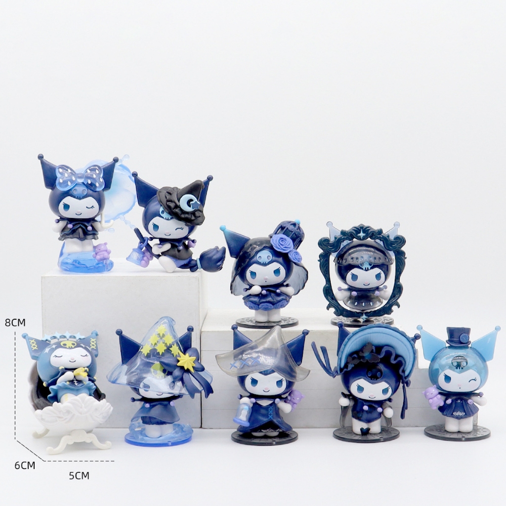 New Sanrio Kuromi Mini Figurine Blind Box Desktop Decoration Birthday ...