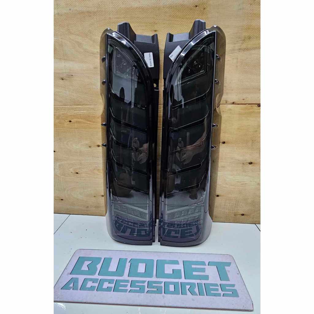 Hiace LED Tail Light Tail Lamp Assembly Smoked Lens for Toyota Hi ace ...