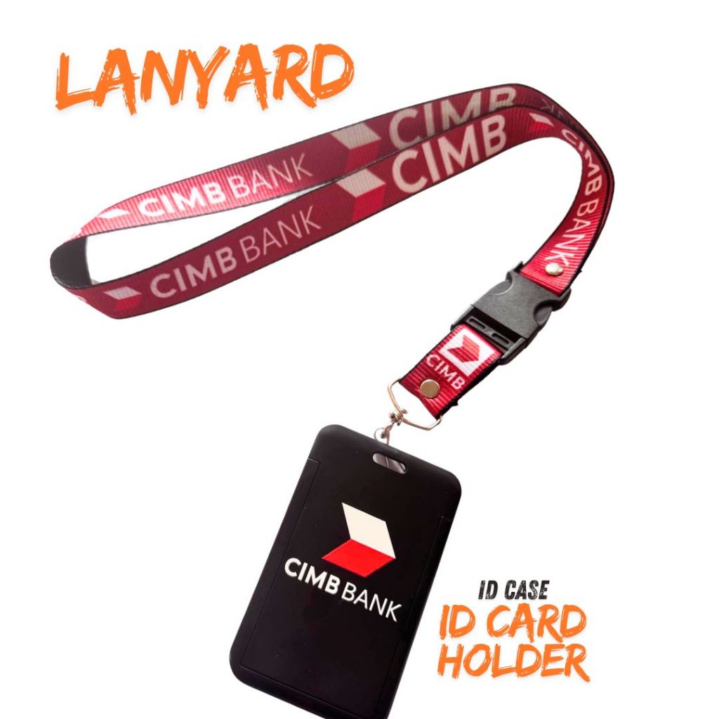 High Quality Cimb Style Id Holder Sling Id Lace Lanyards Lanyard Card ...