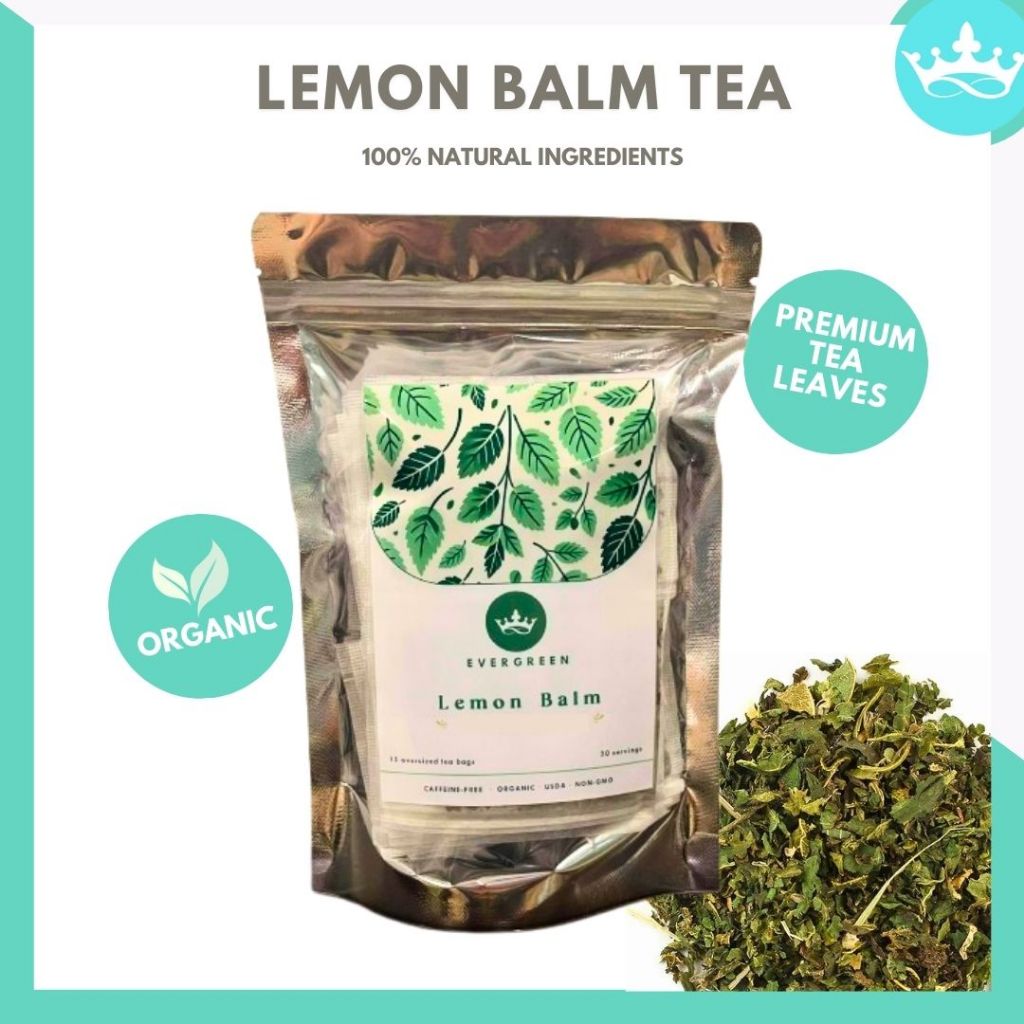 Lemon Balm Tea in Big Tea Bags USA Organic Melissa Tea Toronjil Tea ...