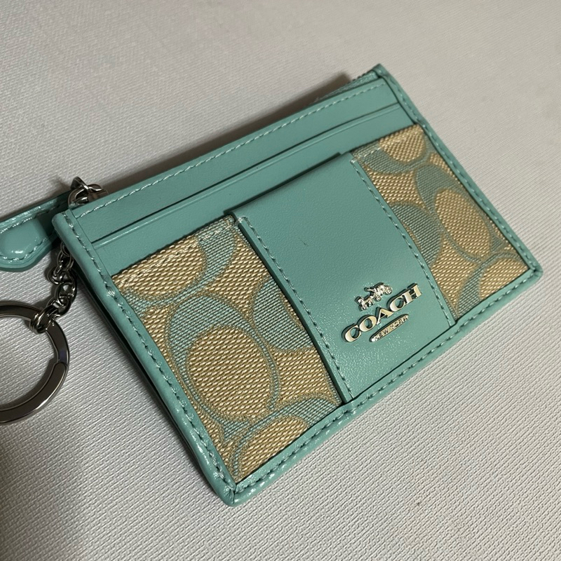 COACH Mini Id Skinny In Signature Jacquard | Shopee Malaysia