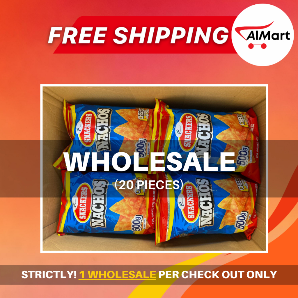 SNACKERS NACHOS CHEESE 500GRAMS(20 PIECES PER BOX) | Shopee Malaysia