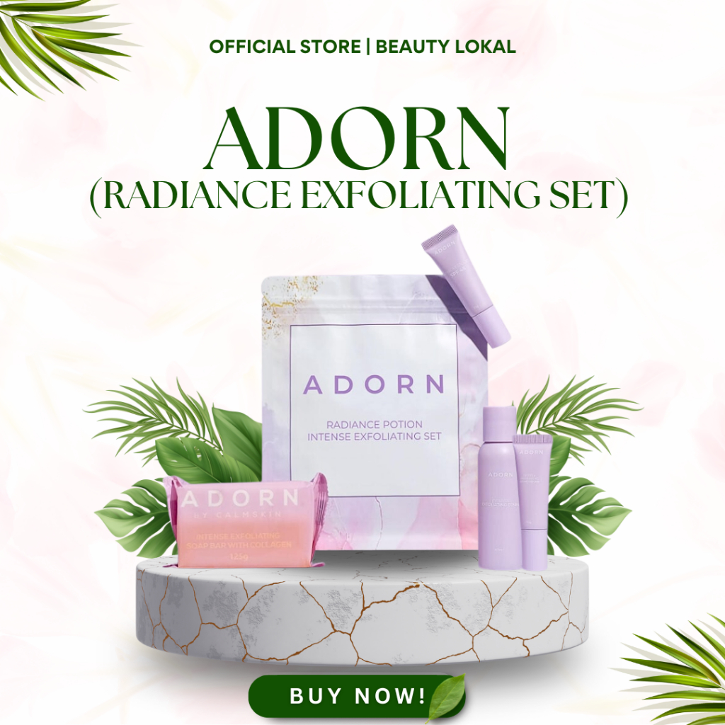 ADORN Radiance Exfoliating Set | Shopee Malaysia