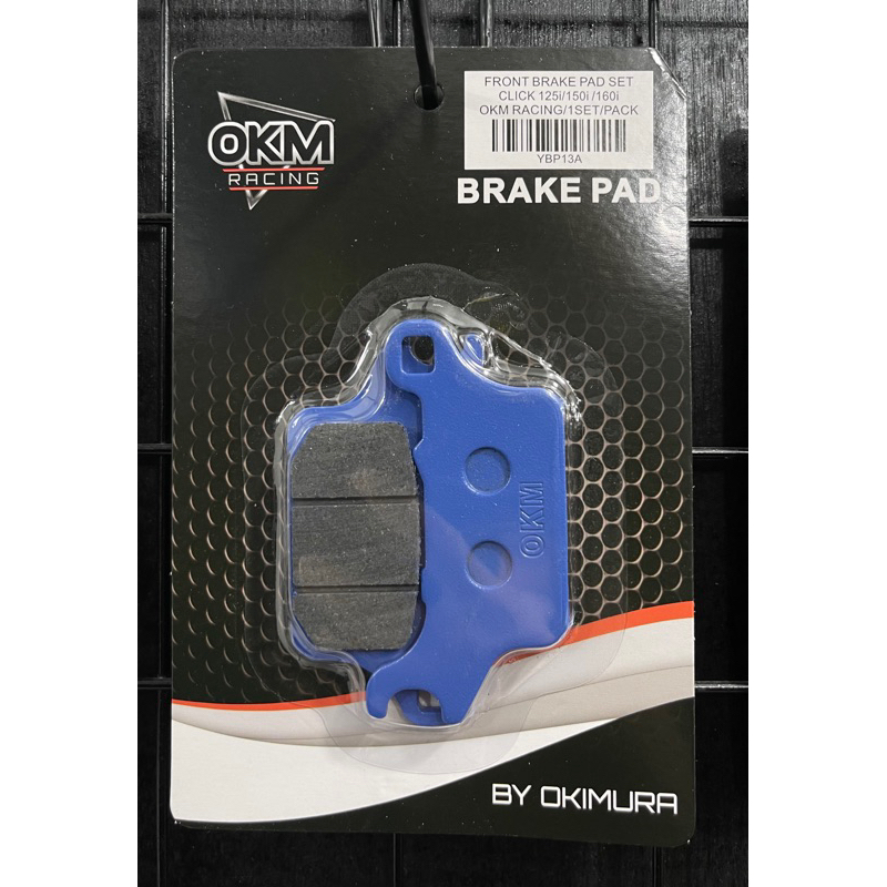 OKM RACING BRAKE PAD FRONT CLICK 125i/150i/160i (YBP13A) | Shopee Malaysia