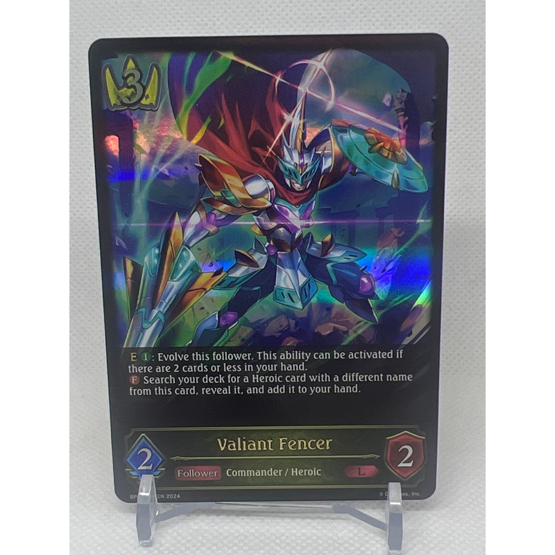 Valiant Fencer - BP03: Flame of Laevateinn - English - Shadowverse TCG | Shopee Malaysia