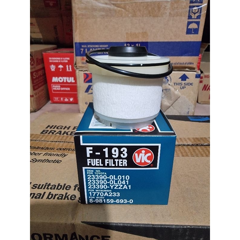 VIC Fuel Filter F-193 for Montero/Strada/Dmax/MUX/Innova/Fortuner ...