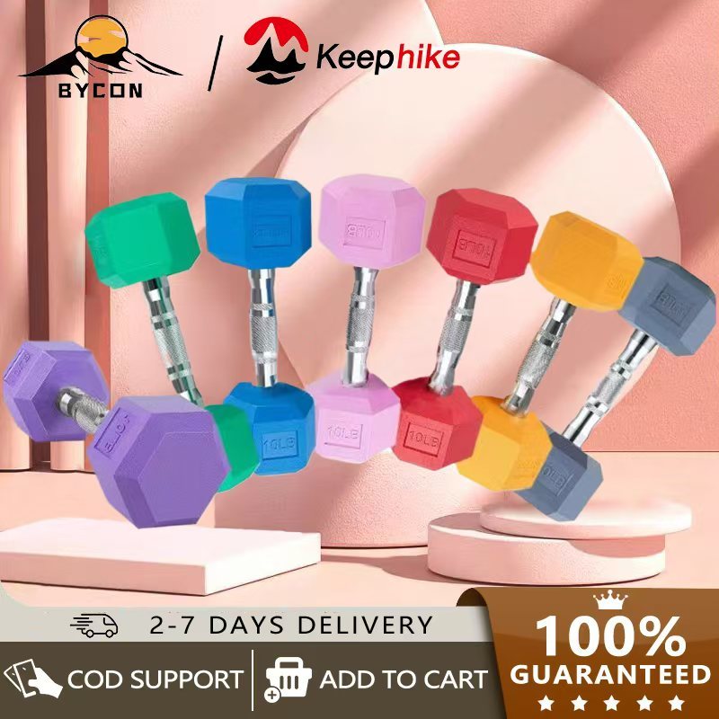 Dumbbell Set For Men With Metal Handle 5KG/10KG/15KG/20KG Hex Dumbbell Set Hexagon Dumbbells ...