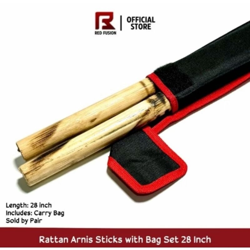 Arnis Bag Only and Rattan Arnis Sticks Set with Bag 28 inches Pair ...