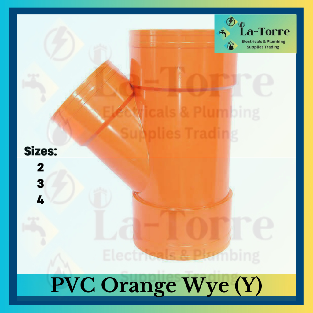 PVC Orange Sanitary Wye (Y) | Shopee Malaysia